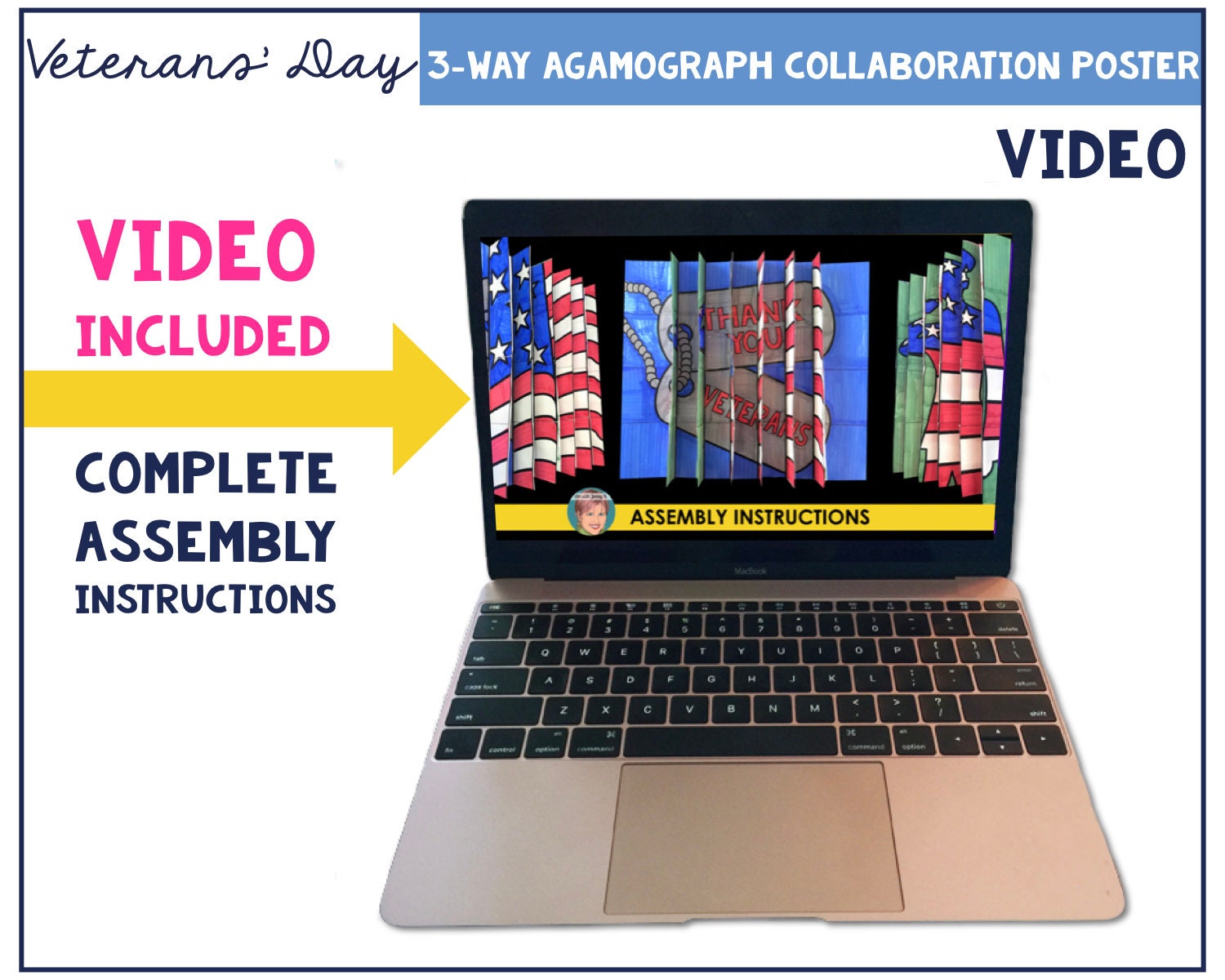 Printable Veteran's Day Craft Activity for Kids | "thank You, Veterans ...