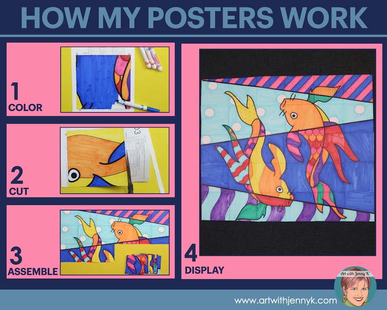 Printable Koi Fish Collaborative Poster | Great SEL or Calming Corner ...