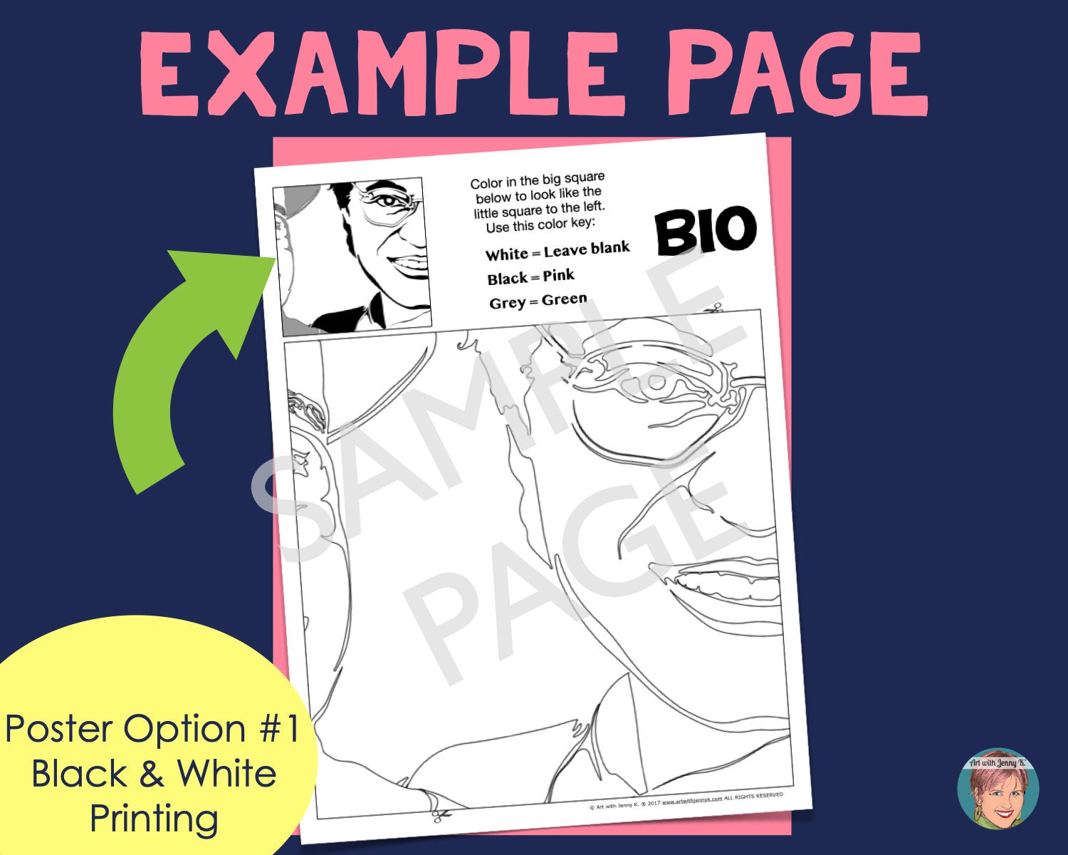 Printable Famous Faces of African American History Collaborative Poster ...