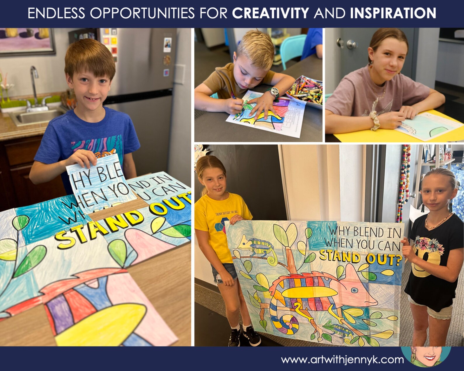 Printable Chameleon Motivational Collaborative Poster | Great Activity ...