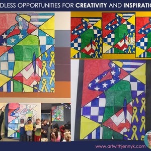 Printable Patriotic Soldier Classroom Collaborative Poster Great ...