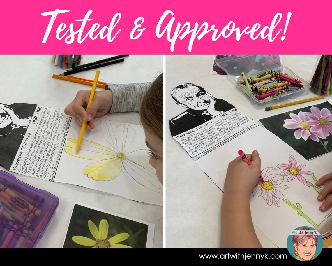 Meet the Master Artist: Georgia O'keeffe Fun Art History Activity ...