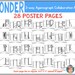 WONDER by RJ Palacio Printable 3-way Collaboration Agamograph Poster ...