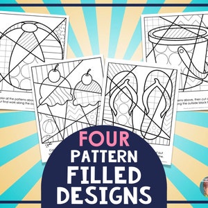 Printable Pop Art Summer Coloring Pages + Writing | Interactive ...