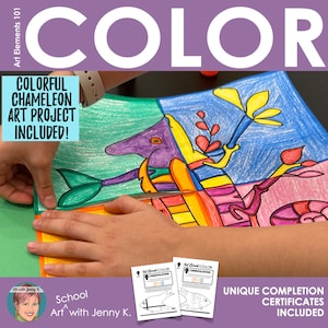 Art Elements 101 Unit 3: COLOR | Printable Art Lessons for Kids | Art ...