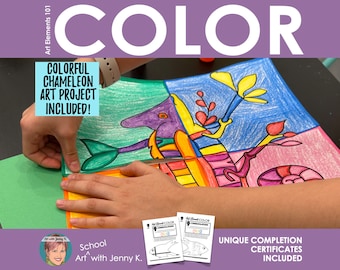 Art Elements 101 Unit 5: TEXTURE | Printable Art Lessons for Kids | Art ...