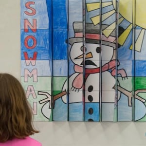 Printable Winter Craft Activity for Kids | Collaborative 3D States of ...