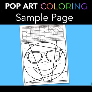 Emoji Math Facts: Printable Multiplication Review Coloring Pages ...