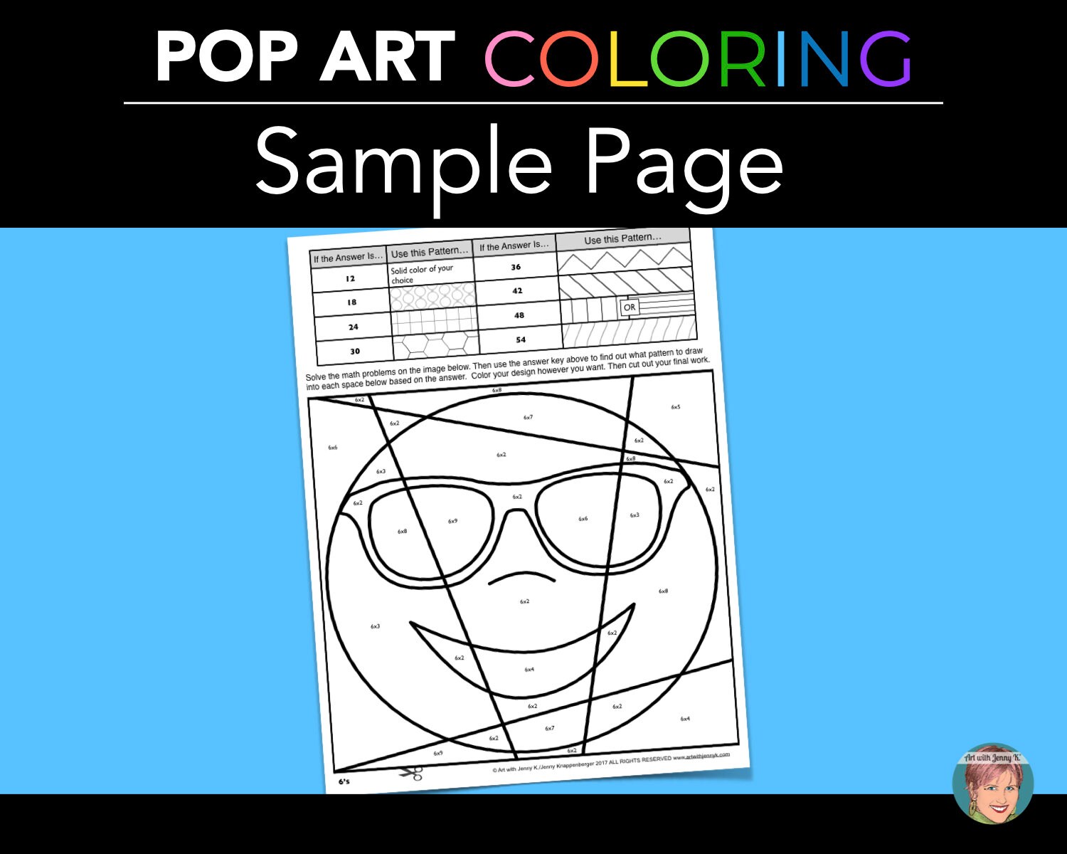 Emoji Math Facts: Printable Multiplication Review Coloring Pages ...