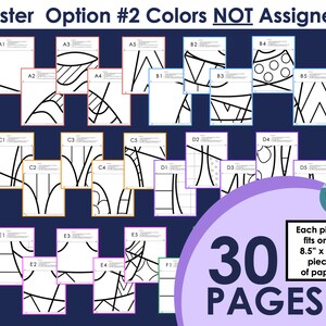 Printable Easter Egg Collaborative Coloring Poster | Fun Easter Arts ...