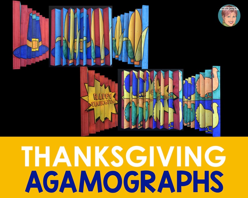 Thanksgiving, Halloween, and Fall Agamograph Art Craft – Printable ...