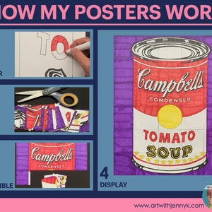 Printable "campbell's Soup Cans" by Andy Warhol Collaboration ...