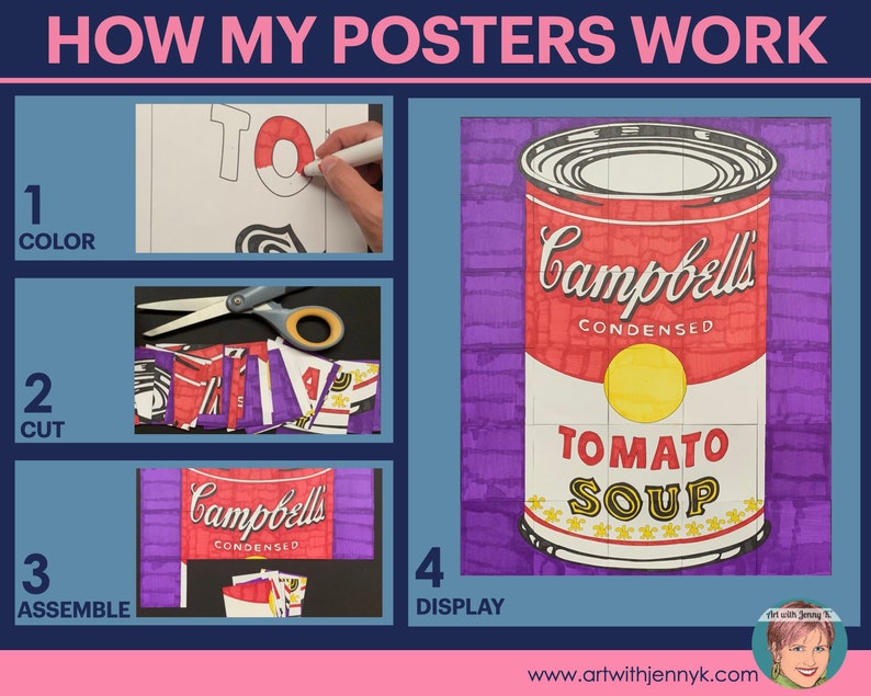 Printable "campbell's Soup Cans" by Andy Warhol Collaboration ...