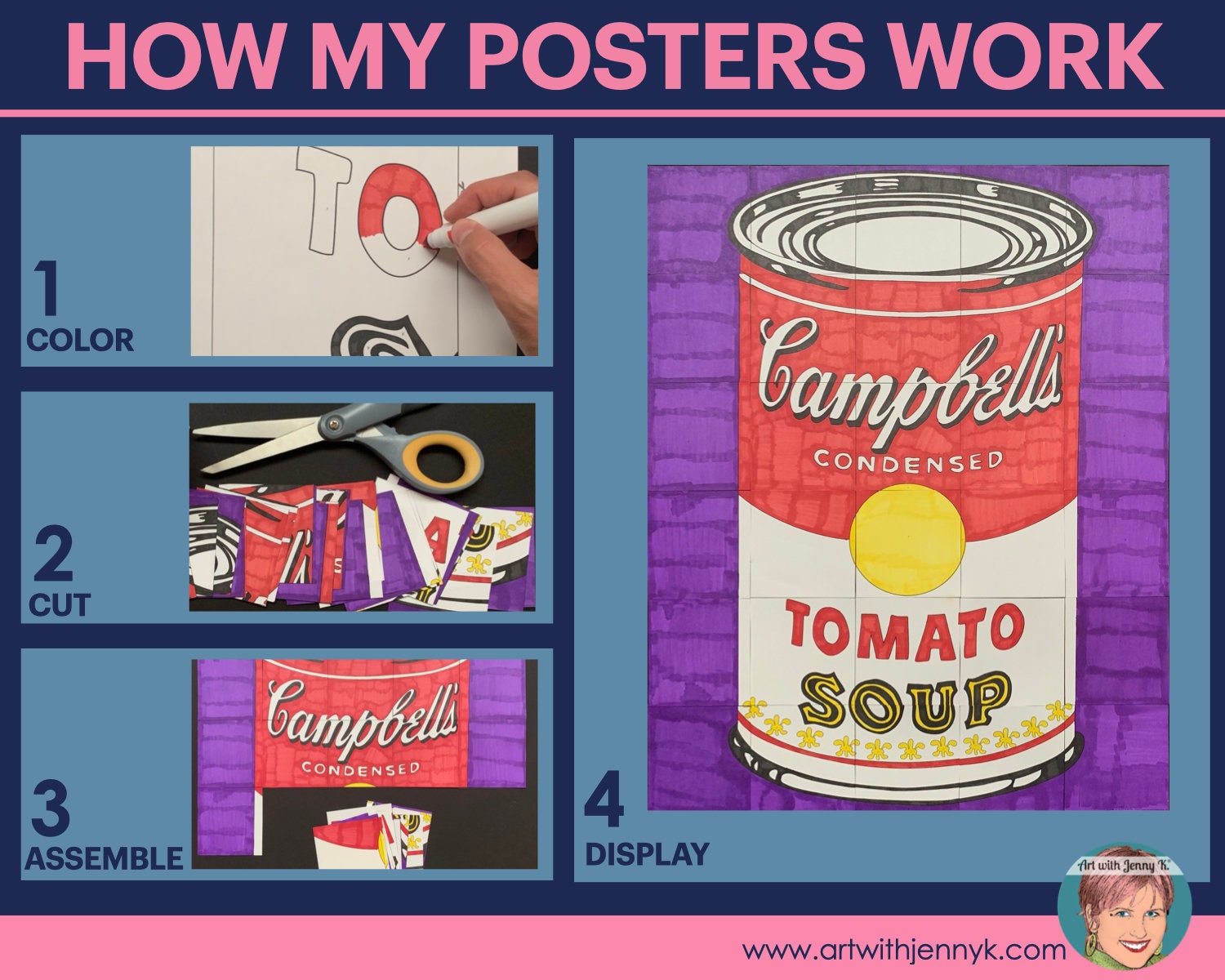 Printable "campbell's Soup Cans" by Andy Warhol Collaboration ...