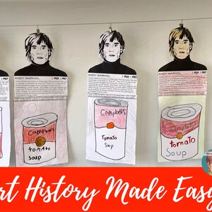 Meet the Master Artist: Andy Warhol | Fun Art History Activity Lesson ...