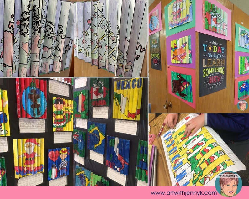 Printable Christmas Around the World Agamograph Designs | Original ...