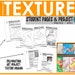 Art Elements 101 Unit 5: TEXTURE | Printable Art Lessons for Kids | Art ...