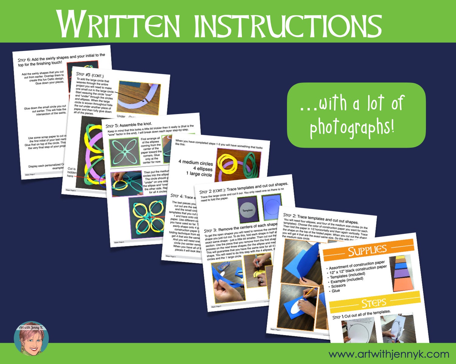 St. Patrick's Day Craft Project for Kids | Celtic Knots Paper Art ...