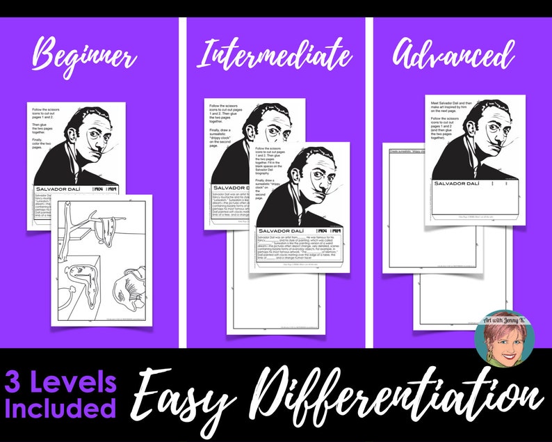 Meet the Master Artist: Salvador Dali Fun Art History Activity Lesson ...