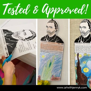 Meet the Master Artist: Vincent Van Gogh | Fun Art History Activity ...