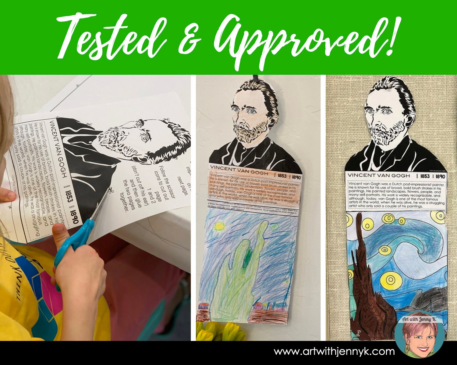 Meet the Master Artist: Vincent Van Gogh Fun Art History Activity ...