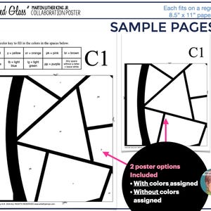 Printable Dr. Martin Luther King Jr Collaborative Coloring Poster Craft ...