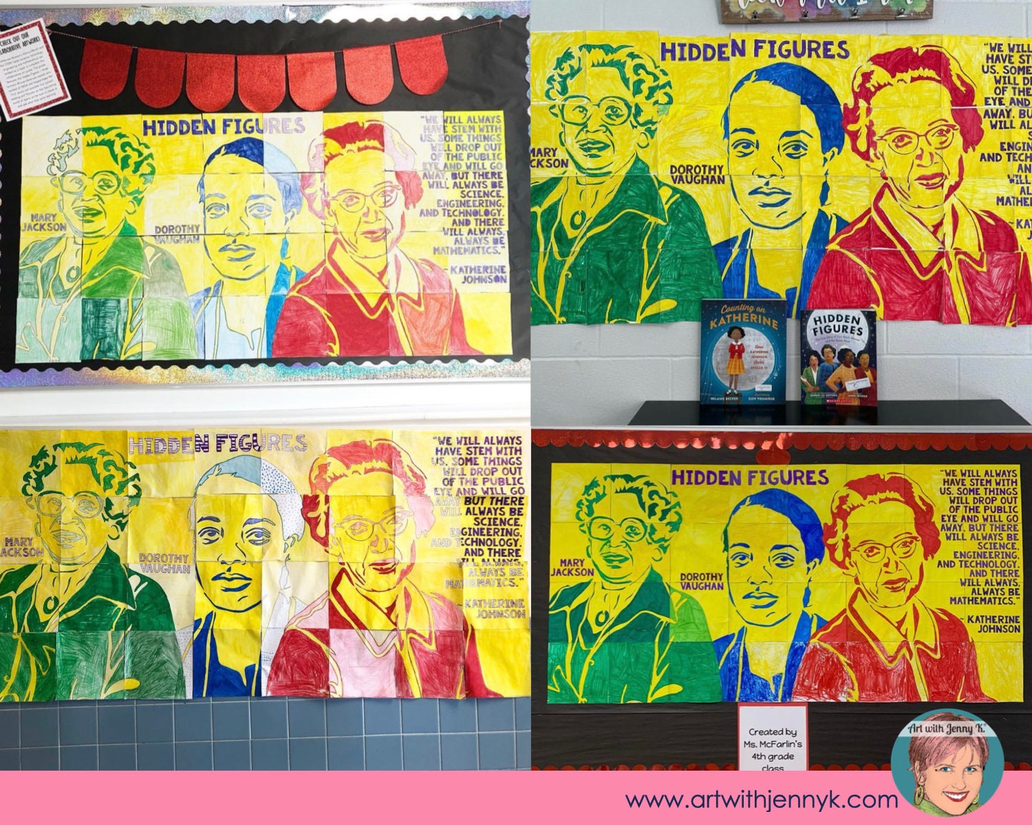 Hidden Figures Collaborative Poster Printable Great Activity for Kids ...