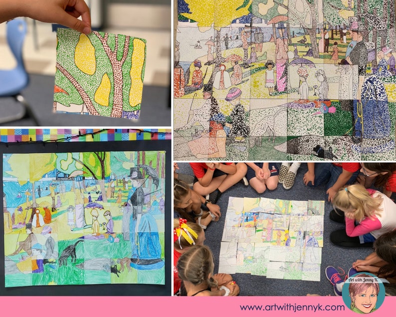 Printable "a Sunday Afternoon on the Island of La Grande Jatte" by ...