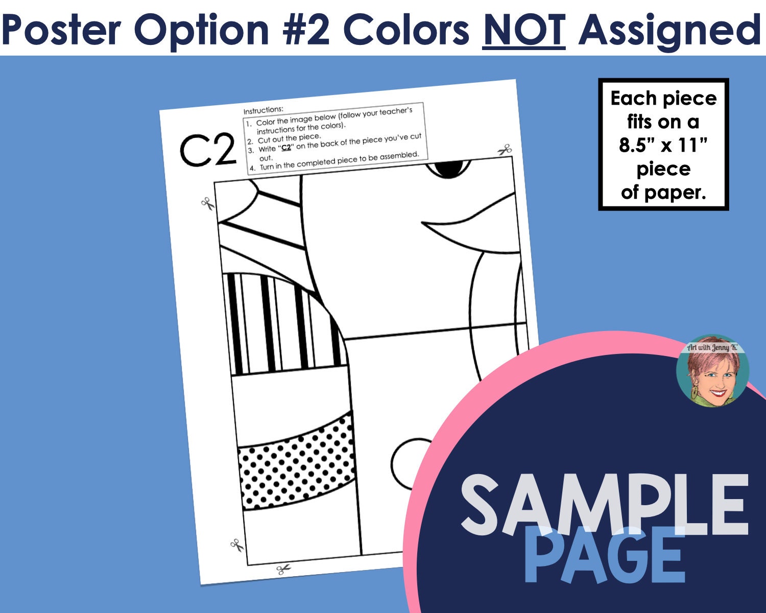 Printable Pop Art Holiday Nutcracker Collaborative Door Decor Poster ...