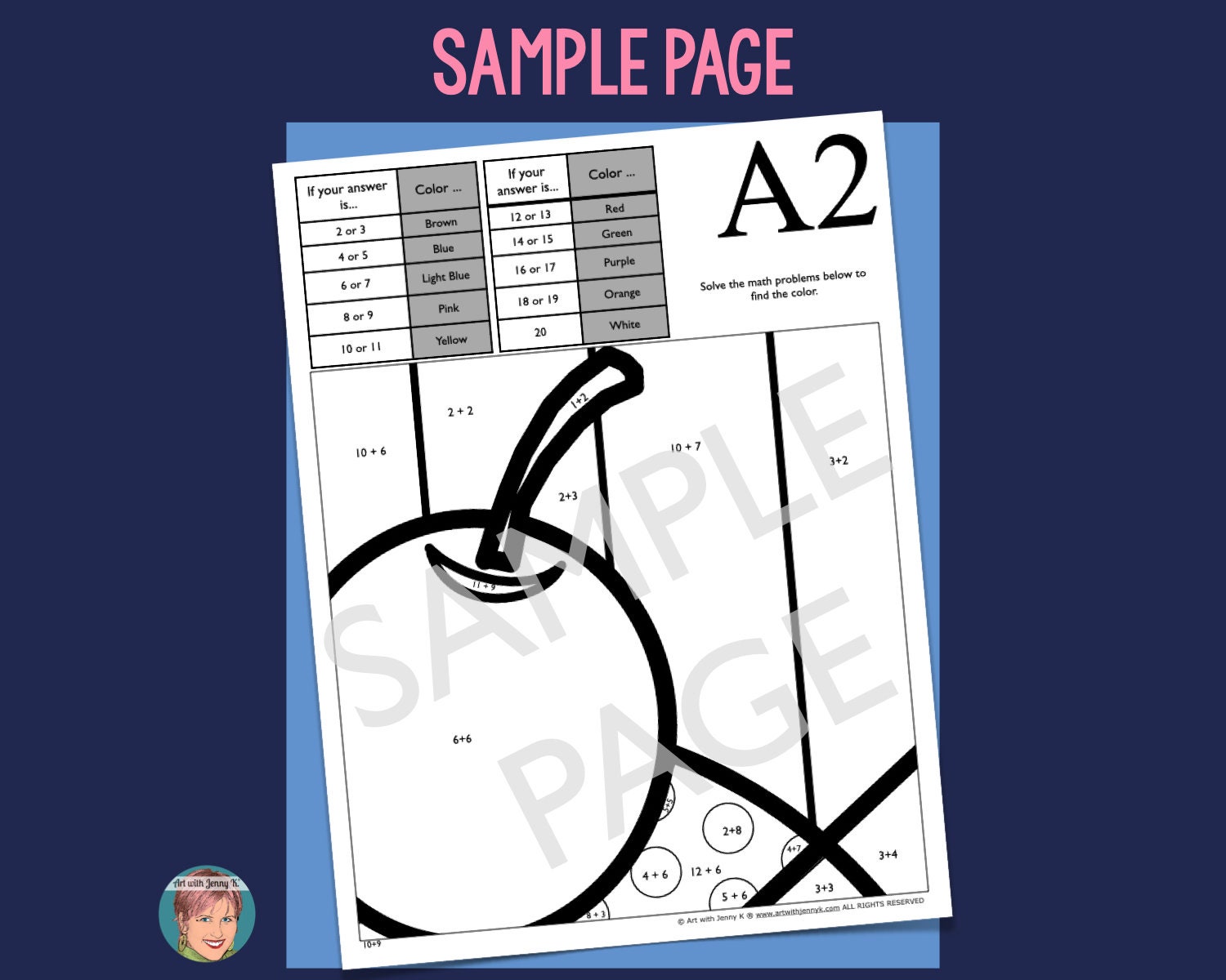 Printable Addition Review Collaborative Poster | Art Integration ...