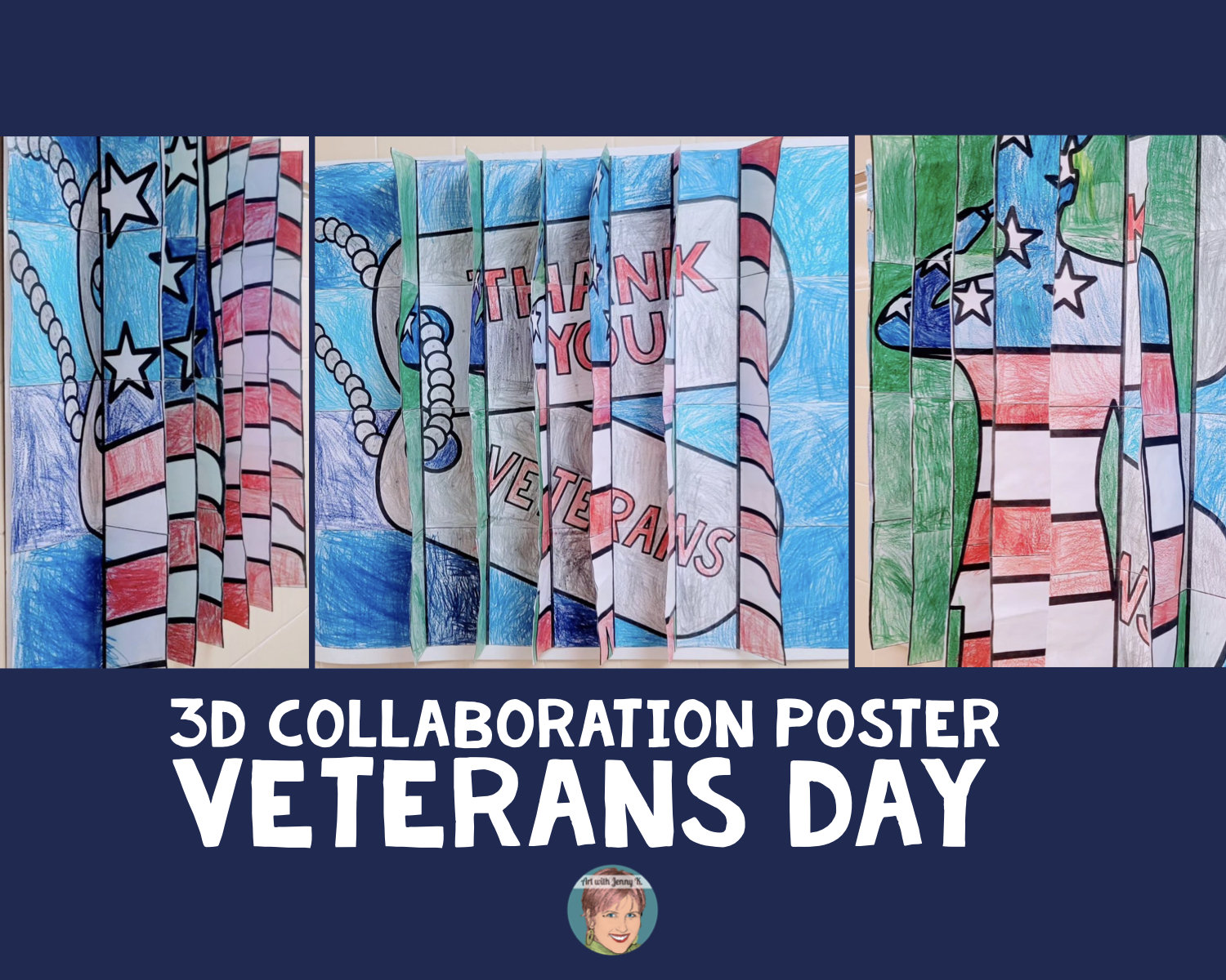 Printable Veteran's Day Craft Activity for Kids | "thank You, Veterans ...