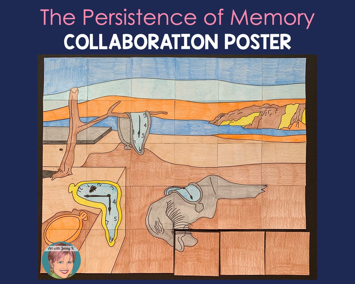 Printable "the Persistence of Memory" by Salvador Dali Collaboration ...