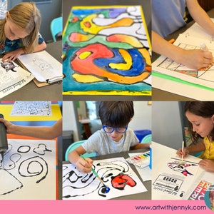 Art Elements 101 Unit 2: SHAPE | Printable Art Lessons for Kids | Art ...
