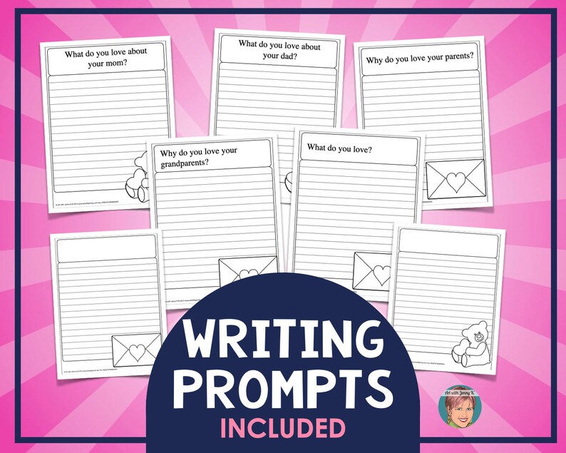 The Original Printable "pop Art" Valentine's Day Interactive Coloring ...