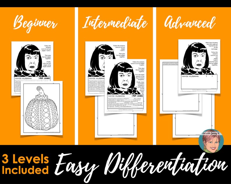 Meet the Master Artist: Yayoi Kusama Fun Art History Activity Lesson ...