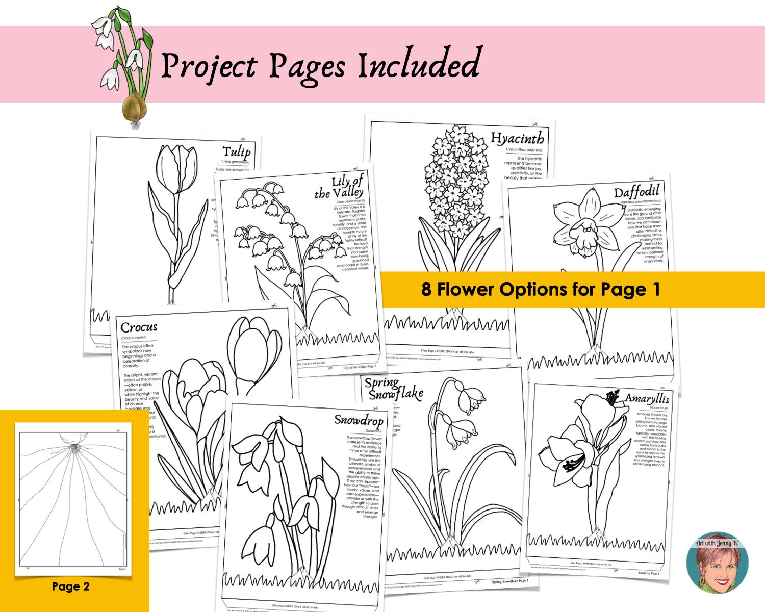 Printable "my Roots" Creative Writing + Art Project | Spring Flowers ...
