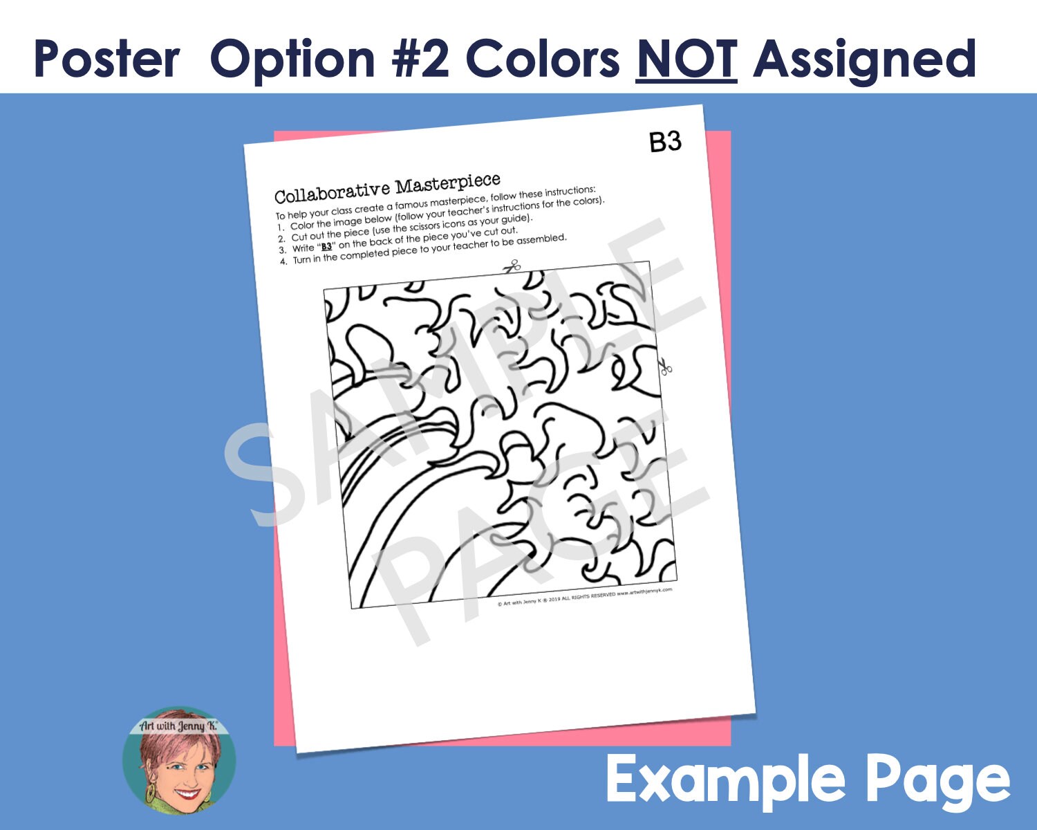 Printable "the Great Wave off Kanagawa" by Hokusai Collaborative Poster ...