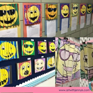 Emoji Agamograph Printables + Writing Prompts | Fun Back to School Art ...