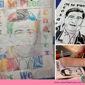 Printable Cesar Chavez Collaboration Poster – A Meaningful Art ...