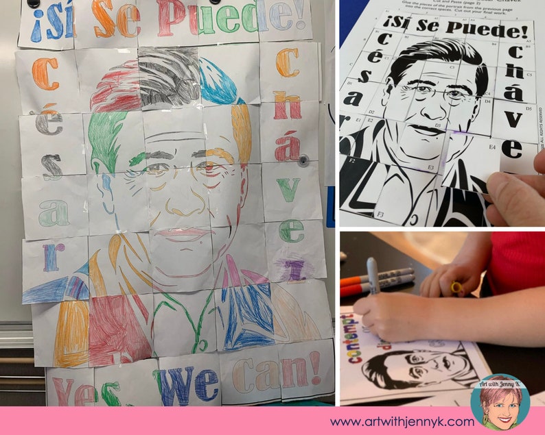 Printable Cesar Chavez Collaboration Poster – A Meaningful Art ...