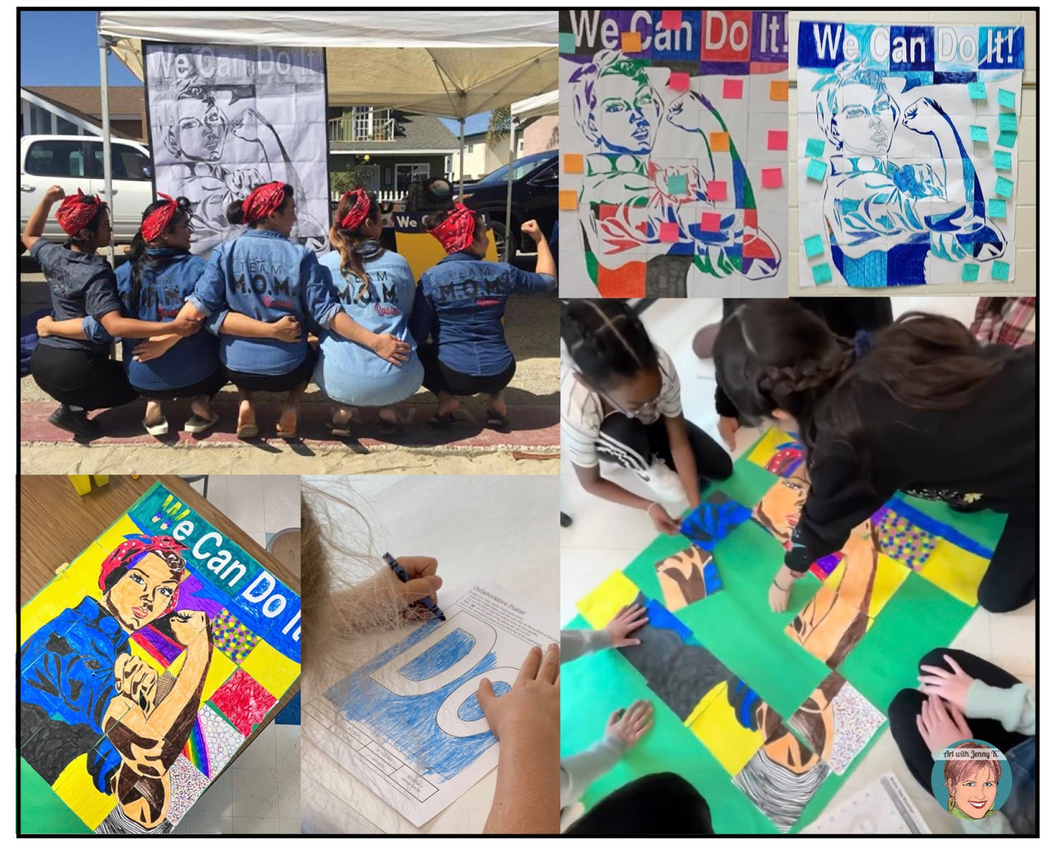 Printable Rosie the Riveter "we Can Do It" Collaborative Poster | Great ...