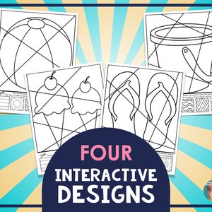 Printable Pop Art Summer Coloring Pages + Writing | Interactive ...