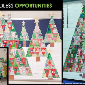 Printable Tessellation Christmas Tree - A Favorite Classroom Arts ...