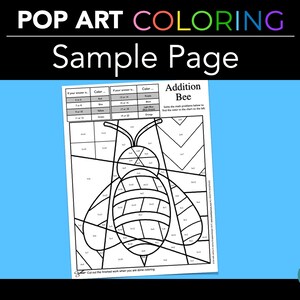 Spring Themed Color by Number Math Fact Review Coloring Pages | Fun ...