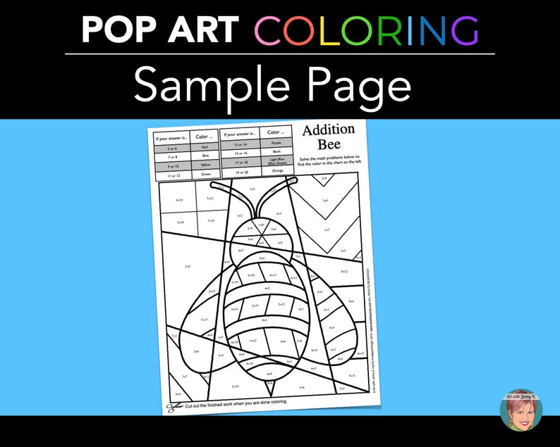 Spring Themed Color by Number Math Fact Review Coloring Pages | Fun ...