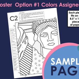 Printable Pop Art Statue of Liberty Collaborative Poster | Fun Art ...