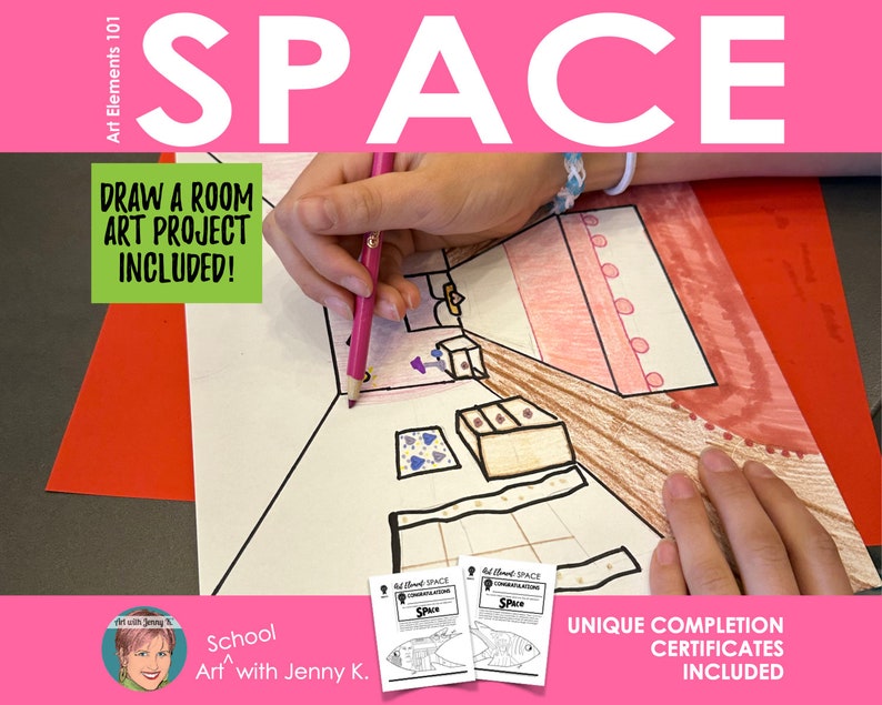 Art Elements 101 Unit 4: SPACE | Printable Art Lessons for Kids | Art ...
