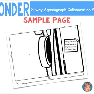 WONDER by RJ Palacio Printable 3-way Collaboration Agamograph Poster ...