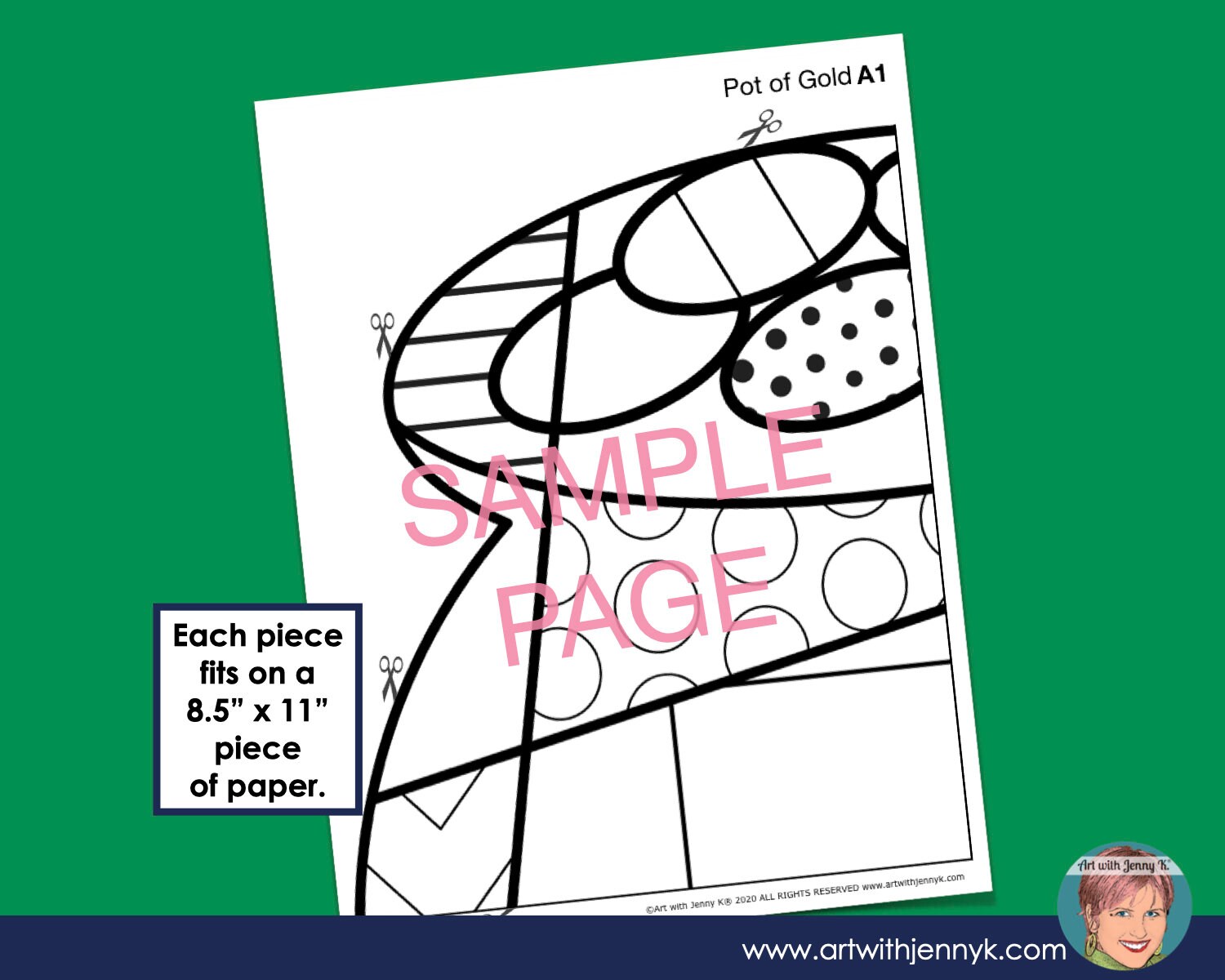 Printable St. Patricks Day Coloring Table Posters Extra Large Coloring ...