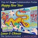 Printable 2024 Chinese New Year Pop Art Dragon Collaborative Poster ...